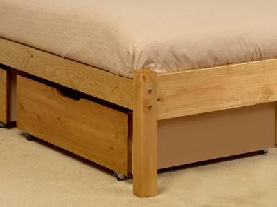 Friendship Mill Vegas Pine Wooden Large Single Bed Frame | Land of Beds
