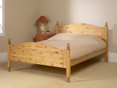Friendship Mill Orlando Pine High End Wooden Double Bed Frame | Land of ...