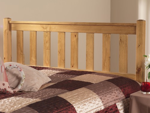 Friendship Mill Shaker Pine Double Headboard - Land of Beds