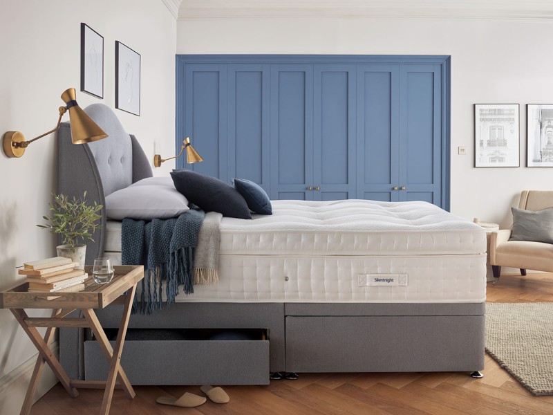 Silentnight Palatial Geltex Super King Size Divan Bed - Land of Beds