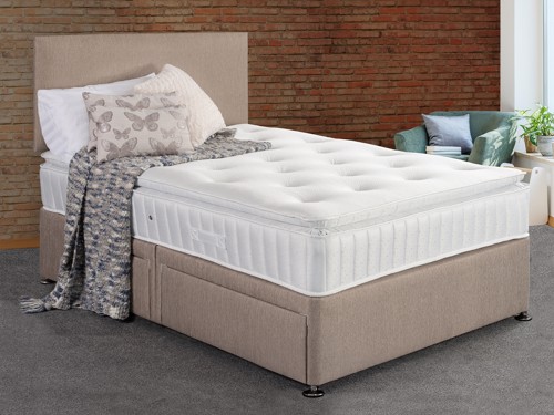 Page 6 | Cream Super King Size Divan Beds | Land of Beds